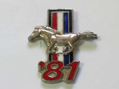 1981 Mustang Pin , Ford Mustang Auto Lapel Pin , (**) | eBay