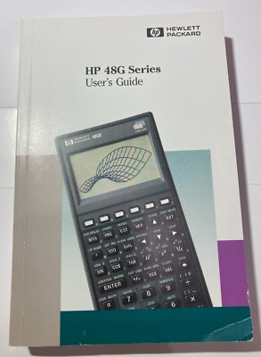 User's Guide / Instructional Manual for HP 48G Series Calculators | eBay