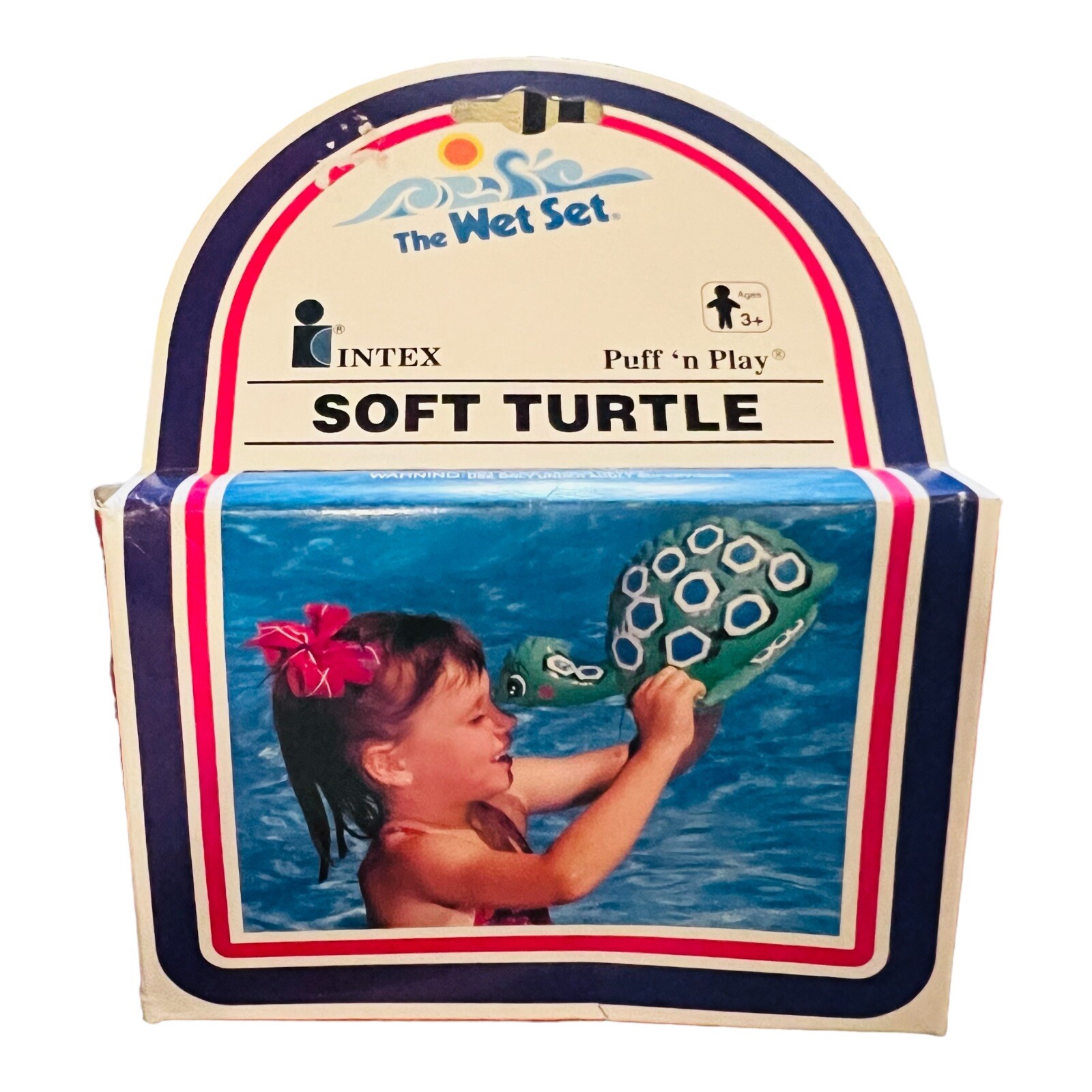 Intex The Wet Set Puff n Play Soft Turtle And Boat Vintage 1990’s Pool ...