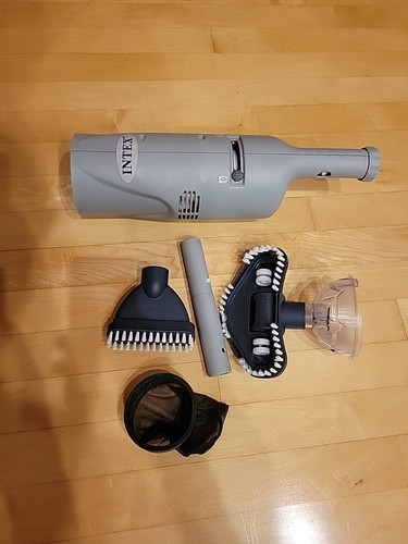 Intex Rechargeable Handheld Above Pool Vacuum Cleaner Brush Heads ...