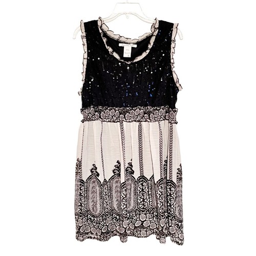 American Rag Cie Womens Sequins Dress Sleeveless Evening | eBay