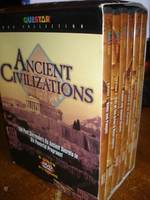 ANCIENT CIVILIZATIONS (QUESTAR DVD COLLECTION) 6 DISCS 9.1/2 HOURS ...