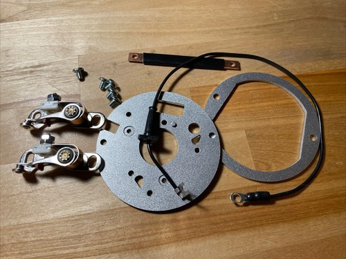 Ford Mustang Shelby 289 L 427 DUAL POINT DISTRIBUTOR CONVERSION PLATE ...