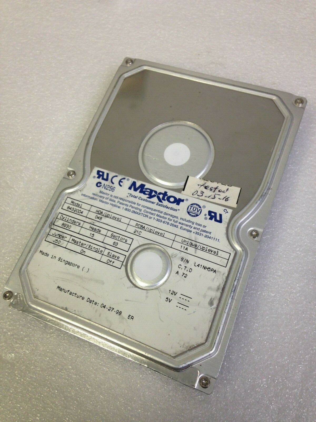 MAXTOR DiamondMax 2160 4.3GB 5.2k ATA 3.5'' 84320D4 for sale online | eBay
