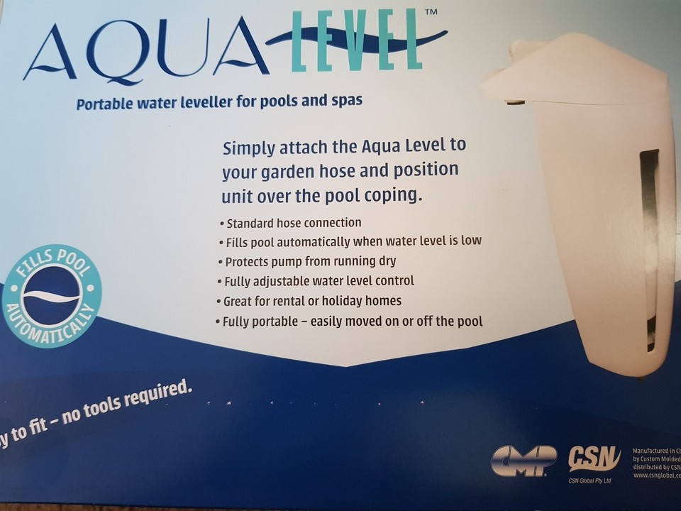 Aqua Level Portable Automatic Water Leveller levelling device Pools ...