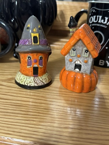Johanna Parker Haunted House Cottage Salt & Pepper Shakers | eBay