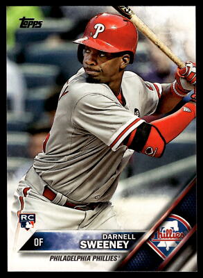 2016 Topps Darnell Sweeney #157 Philadelphia Phillies Rookie RC ...