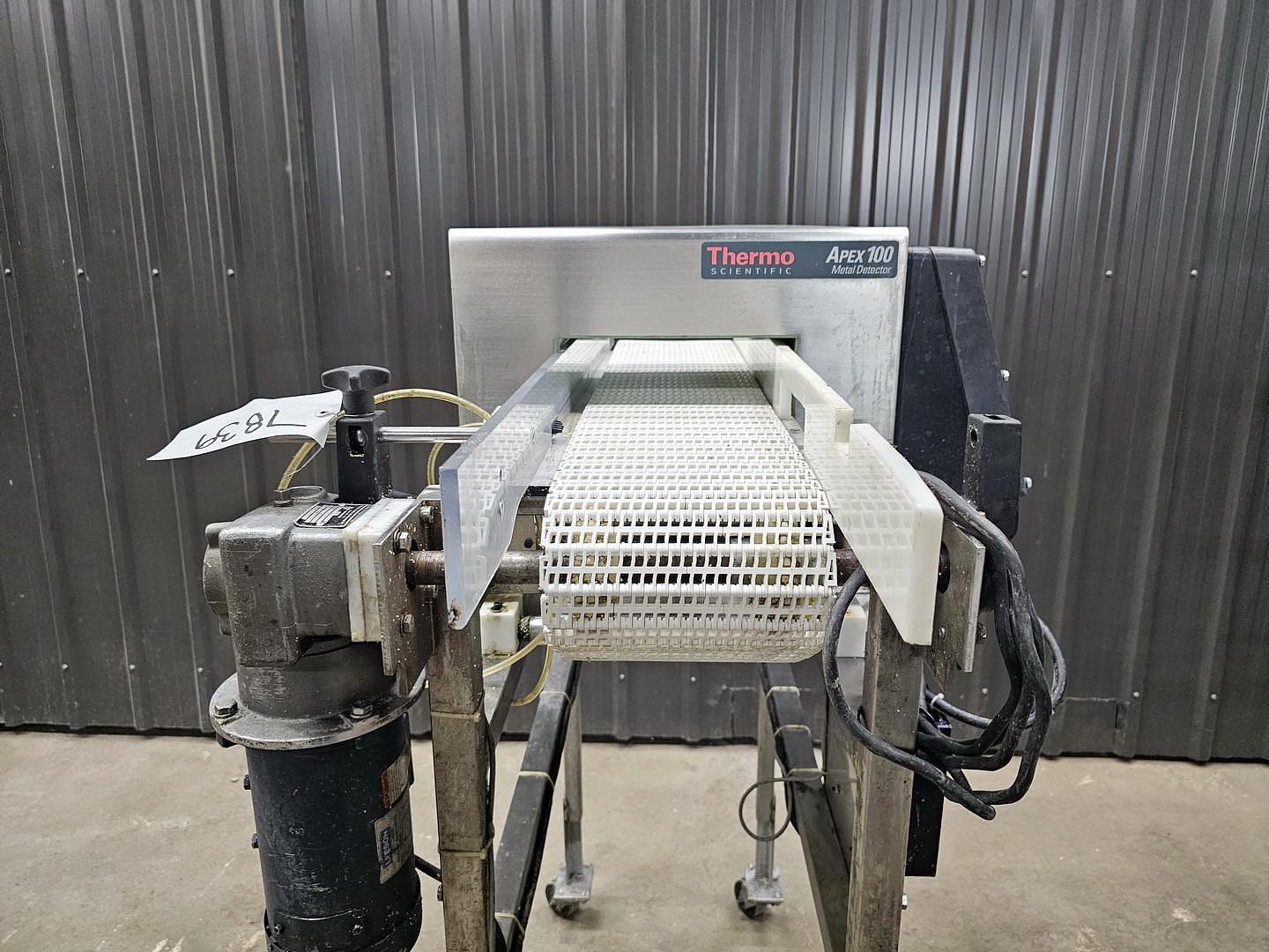 THERMO SCIENTIFIC APEX 100 METAL DETECTOR AND BELT CONVEYOR | eBay