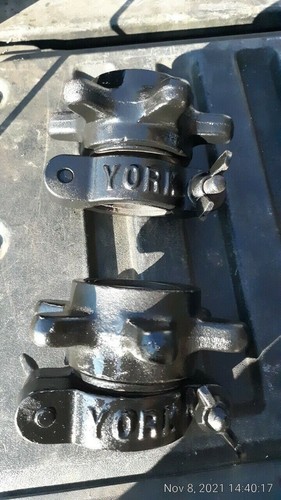 2 Vintage York Olympic Spin Lock Collars For Weight Bar | eBay