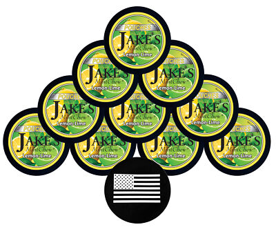 Jake's Mint Lemon Lime Pouches 10 Cans & DC Crafts Can Cover | eBay