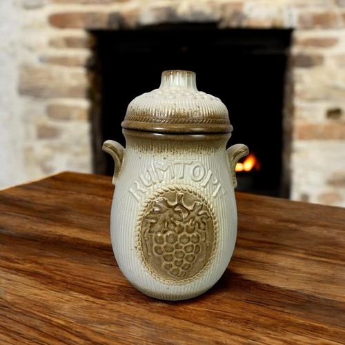 Rumtopf Jar Cream Brown Tan Rum Preservation Jar West Germany Mid ...
