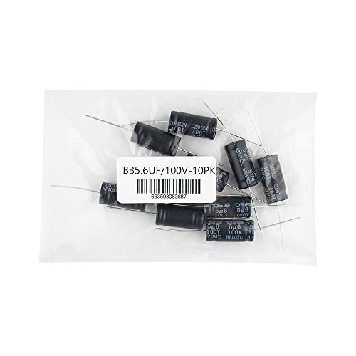 5.6uF 100V Non-Polarized Bass Blocking Capacitor - 10 Pack Audio ...