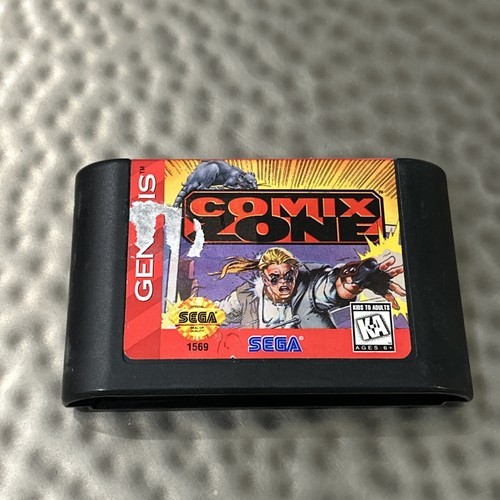 Comix Zone Sega Genesis, 1995 Authentic Game Cartridge ONLY | eBay
