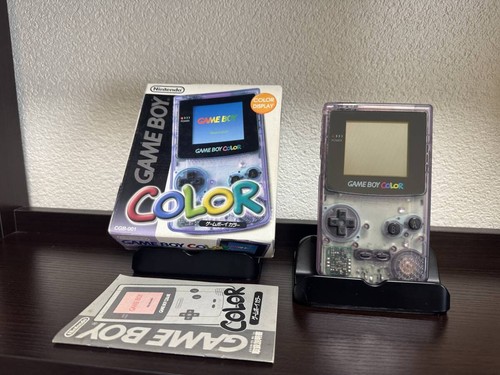 Nintendo Game Boy Color Console Clear Purple Tested | eBay