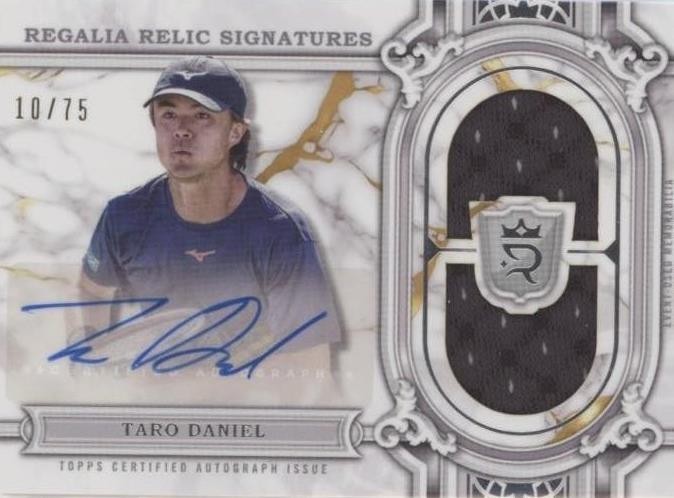 2024 Topps Royalty - Regalia Relic Signatures Taro Daniel #RRS-TDL /75 ...