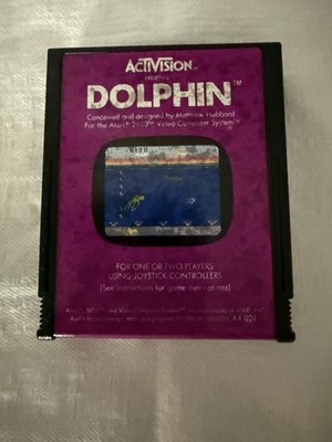Atari 2600 Game Dolphin 1983 | eBay