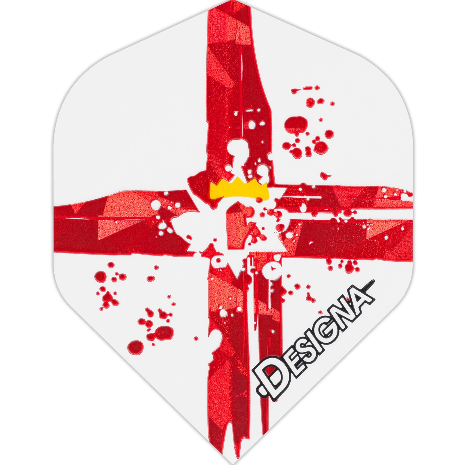 5 SETS [15] Designa Patriot Holographic Dart Flights Standard Flags ...