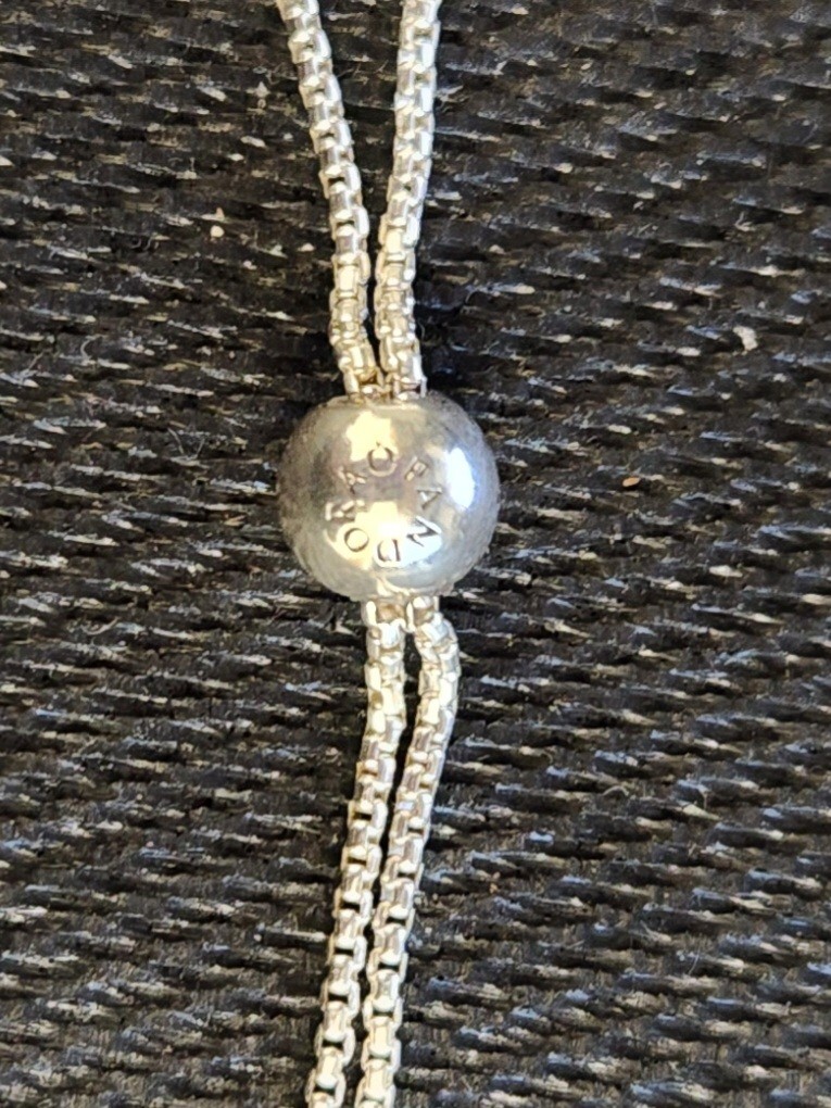 Authentic Pandora Beaded Pull String Bracelet Sz 2 | eBay