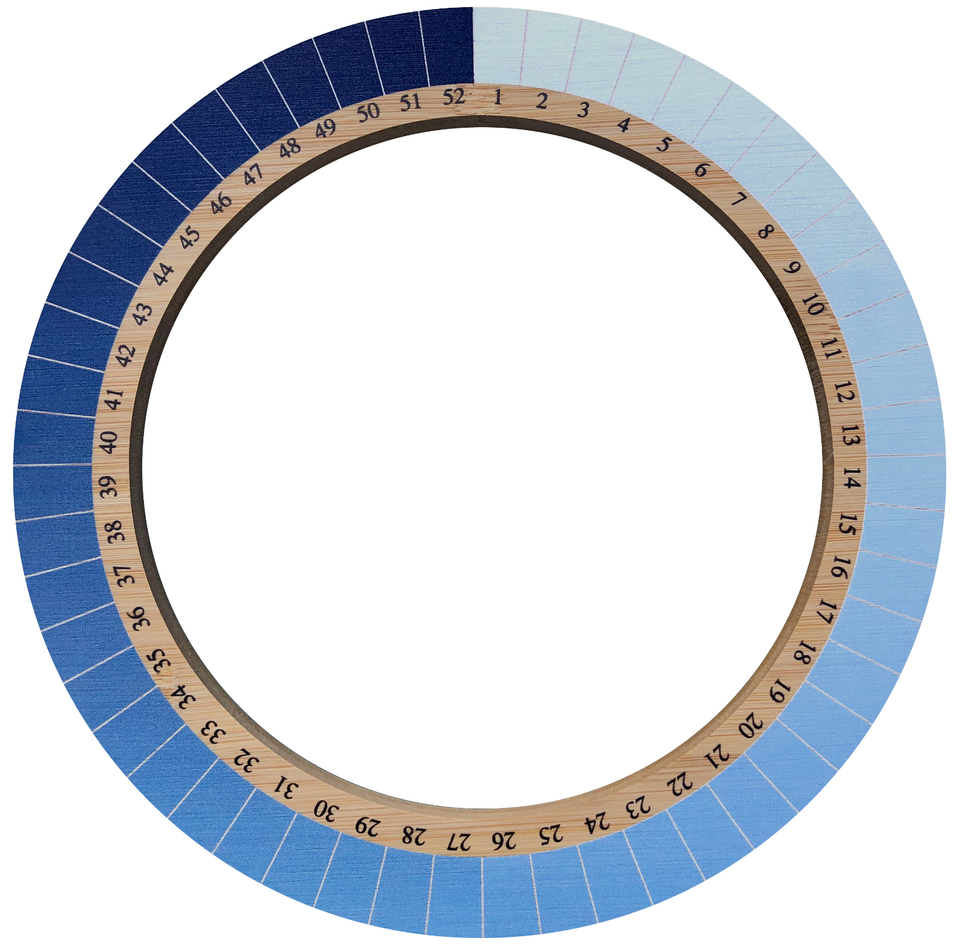 Bamboo Cyanometer. Includes certificate, info and box. | eBay