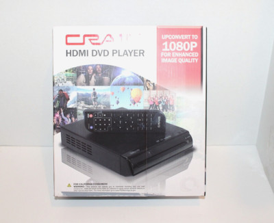 Craig CVD401A Compact HDMI DVD Player with Remote in Black | Compatible ...