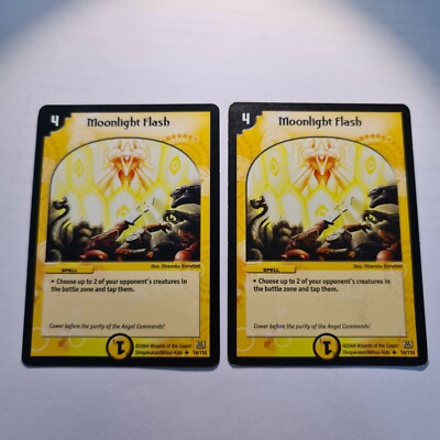 Moonlight Flash (×2) Duel Masters DM01 Uncommon TCG CCG ENGLISH | LP ...