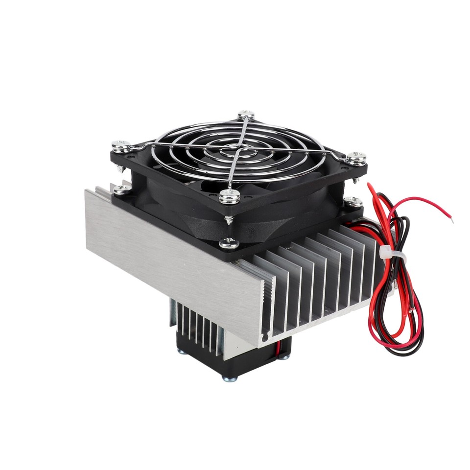 12V Thermoelectric Peltier Refrigeration Cooling System Cooler Fan DIY ...