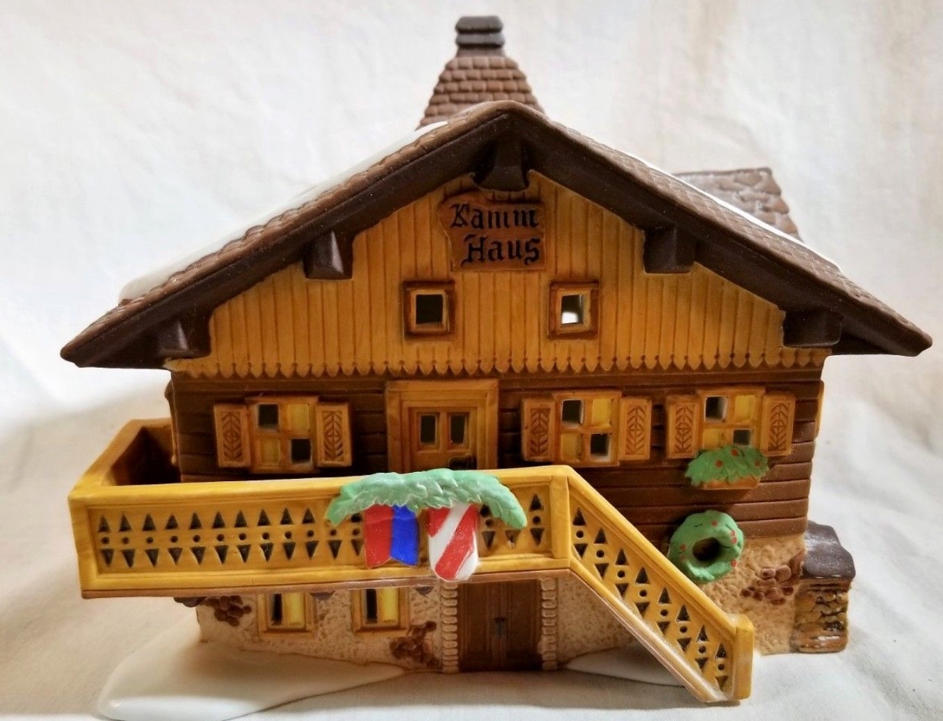KAMM HAUS # 56171 HOUSE ON THE CREST RETIRED Dept 56 ALPINE VILLAGE | eBay