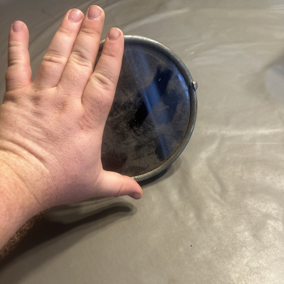 GIANT HOD ROD RAT ROD Glass Lens Spot Light WITH BLACK LENS? | eBay