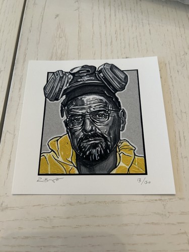 Breaking Bad Bryan Cranston- Square- Robert Bruno- Edition 150- 5x5 ...