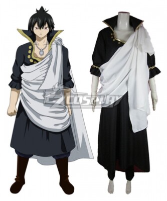 Fairy Tail The Black Wizard Zeref Dragneel Outfit Halloween Cosplay ...