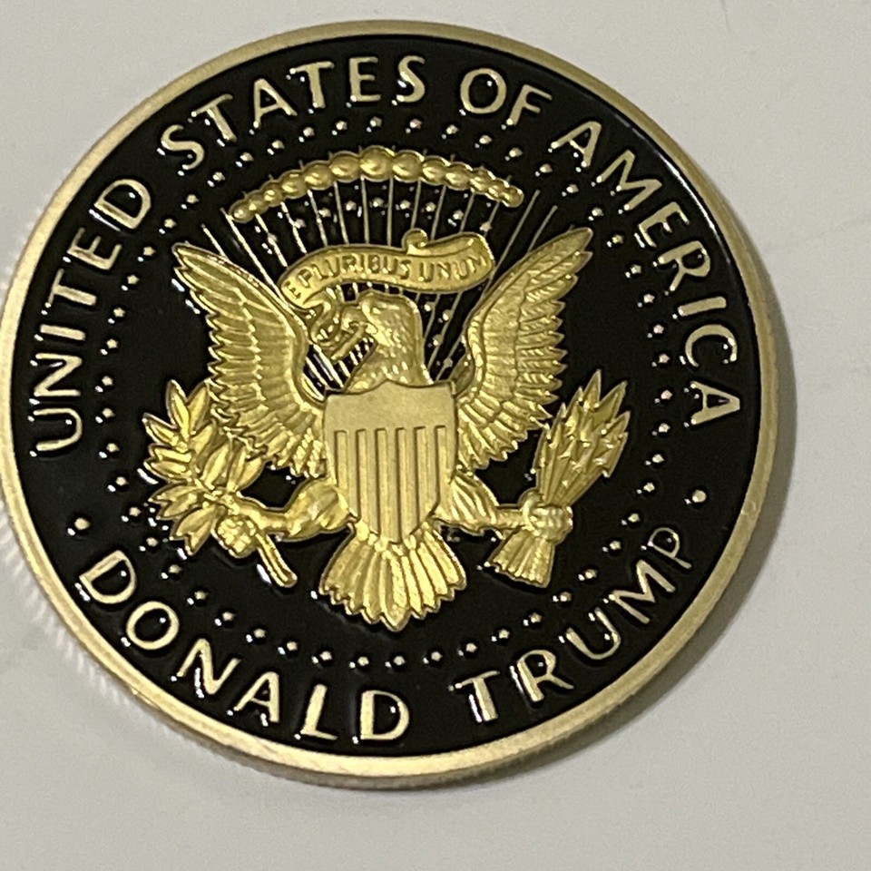 Donald Trump 2018 Two Tone Challenge Coin "In God We Trust" | eBay