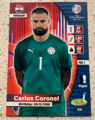 2024 Copa America Cards Carlos Coronel Flash Edition Paraguay | eBay