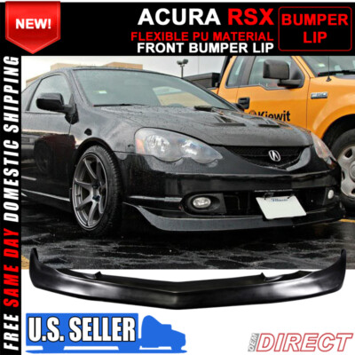 Fits 02-04 Acura RSX Mugen Style Front & Rear Bumper Lip W/ Led Brake ...