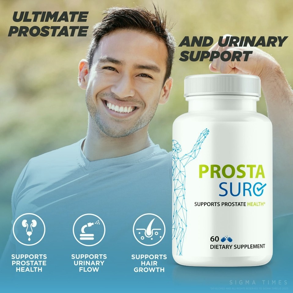 (2 Pack) ProstaSure Prostate Health Pills for Men, Supports Healthy ...