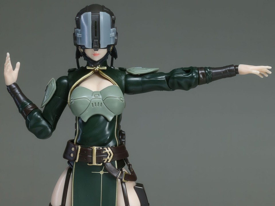 Ling Cage Long Fan Di 6.7in 1/12 Scale Anime Plastic Model Kit Dodowo ...