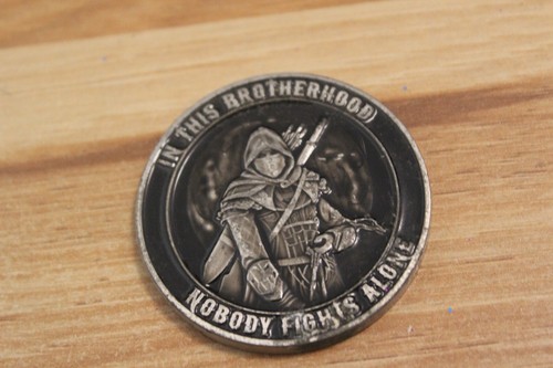 Thin Blue Line in This Brotherhood Challenge Coin | eBay