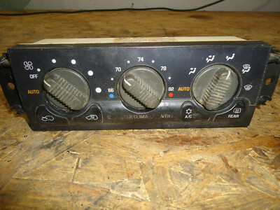 98 99 00 01 OLDSMOBILE BRAVADA AUTO A/C HEATER CLIMATE CONTROL UNIT ...