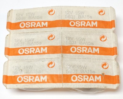 LOT OF 6 OSRAM Type BA15S 12 V 15 W 5631 Replacement Bulbs | eBay