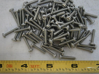Machine Screws 4/40 x 5/8 Military Spec. MS51957-18 Stainless Lot of 50 ...