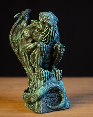 Statue of Call Of Cthulhu, Resin 6 in Figurines, Cthulhu Bust Handmade ...