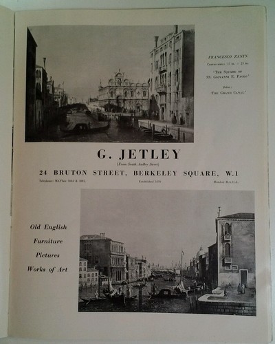 G. Jetley Print Ad 1950 RARE VHTF London Grand Canal Venice Art | eBay ...