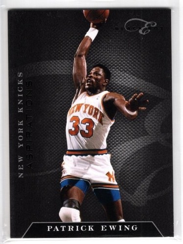 2010-11 Panini Elite Black Box Patrick Ewing Aspirations Parallel Card ...