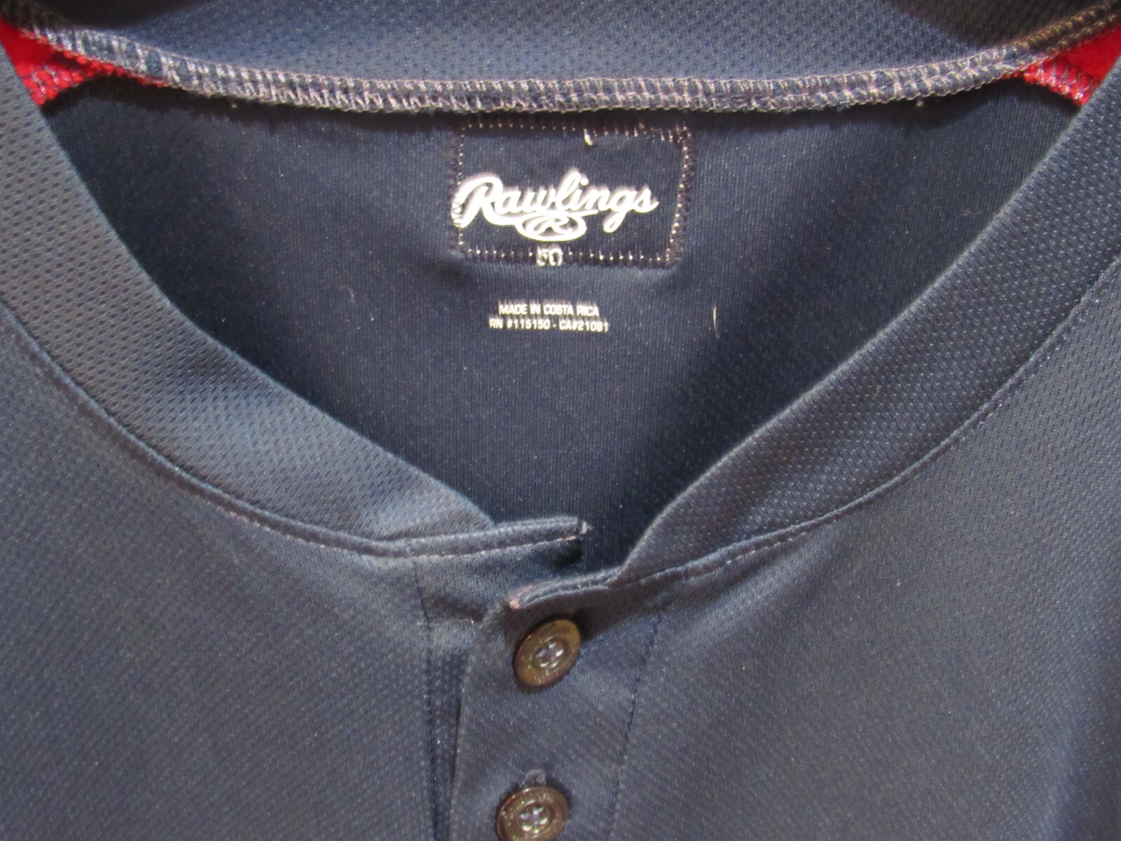 Cedar Rapids Kernels Baseball Jersey Used Game Worn Sewn Rawlings MILB ...