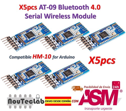5pcs AT-09 Bluetooth 4.0 Modulo Transceptor BLE CC2540 CC2541 HM-10 MLT ...