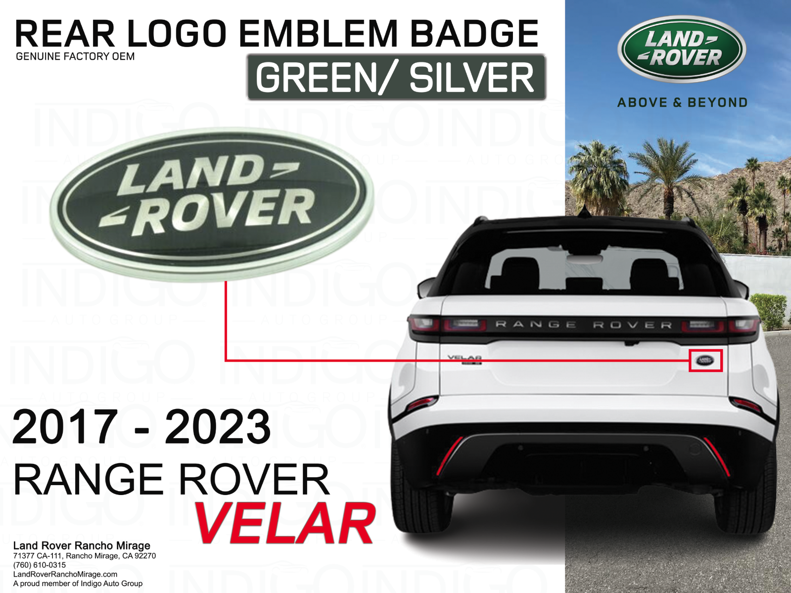 Land Rover OEM Liftgate Tailgate Hatch-emblem Badge Nameplate LR062123 ...