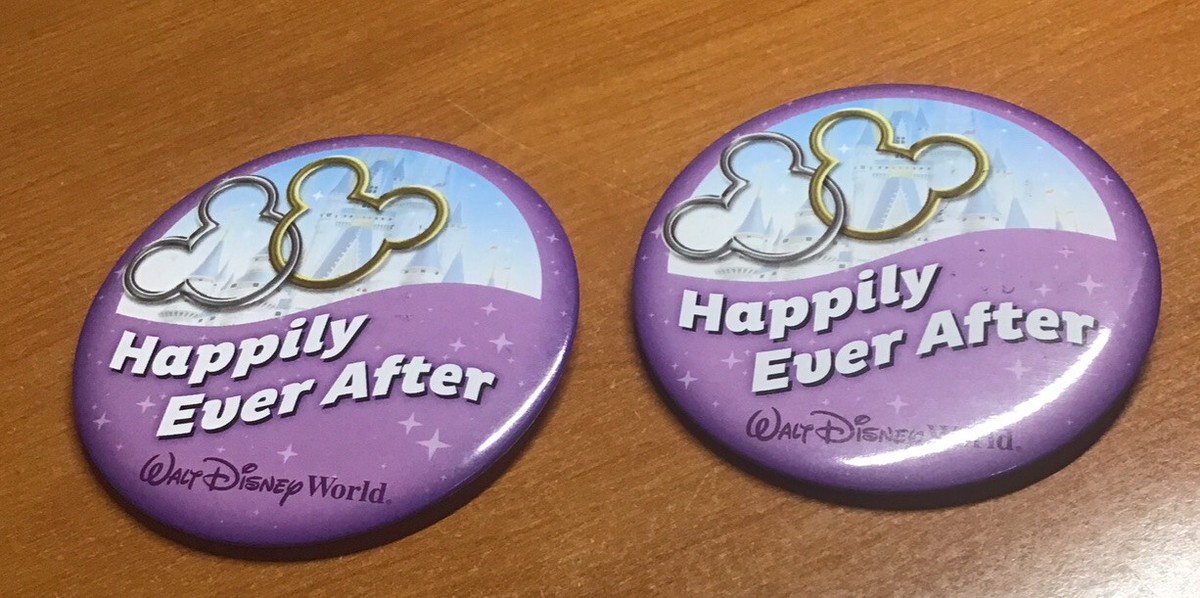 Just Married Pins At Disney World