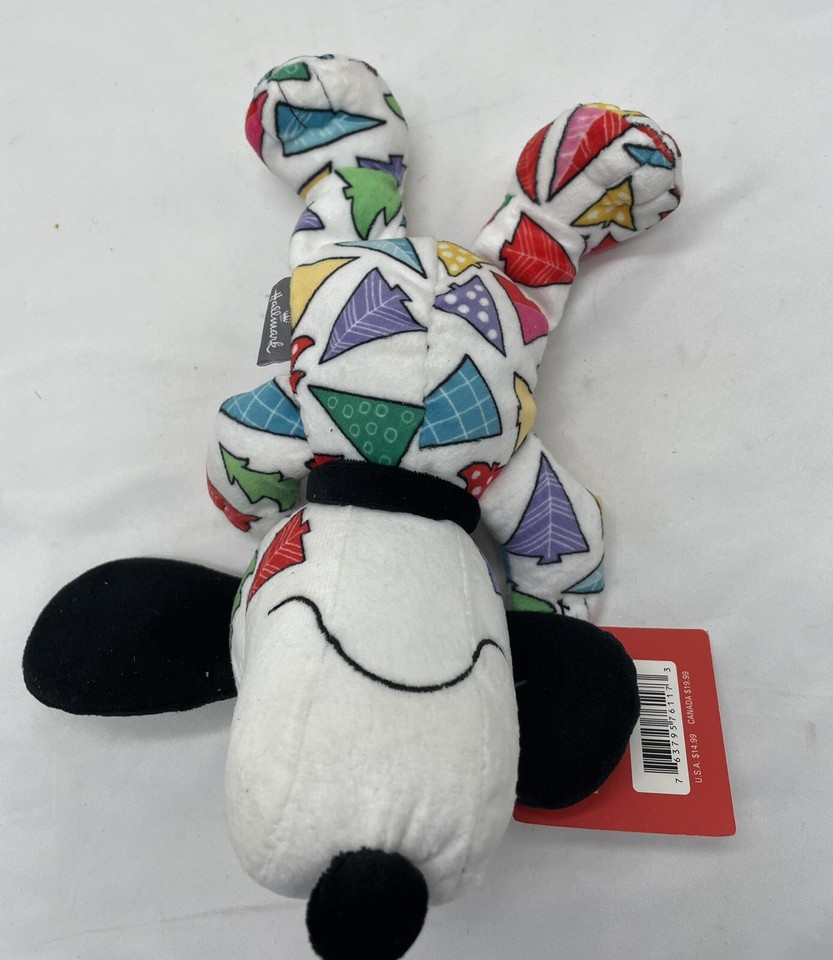 Hallmark Peanuts Festive Forest Floppy Snoopy 10" Plush Trees W Tags | eBay