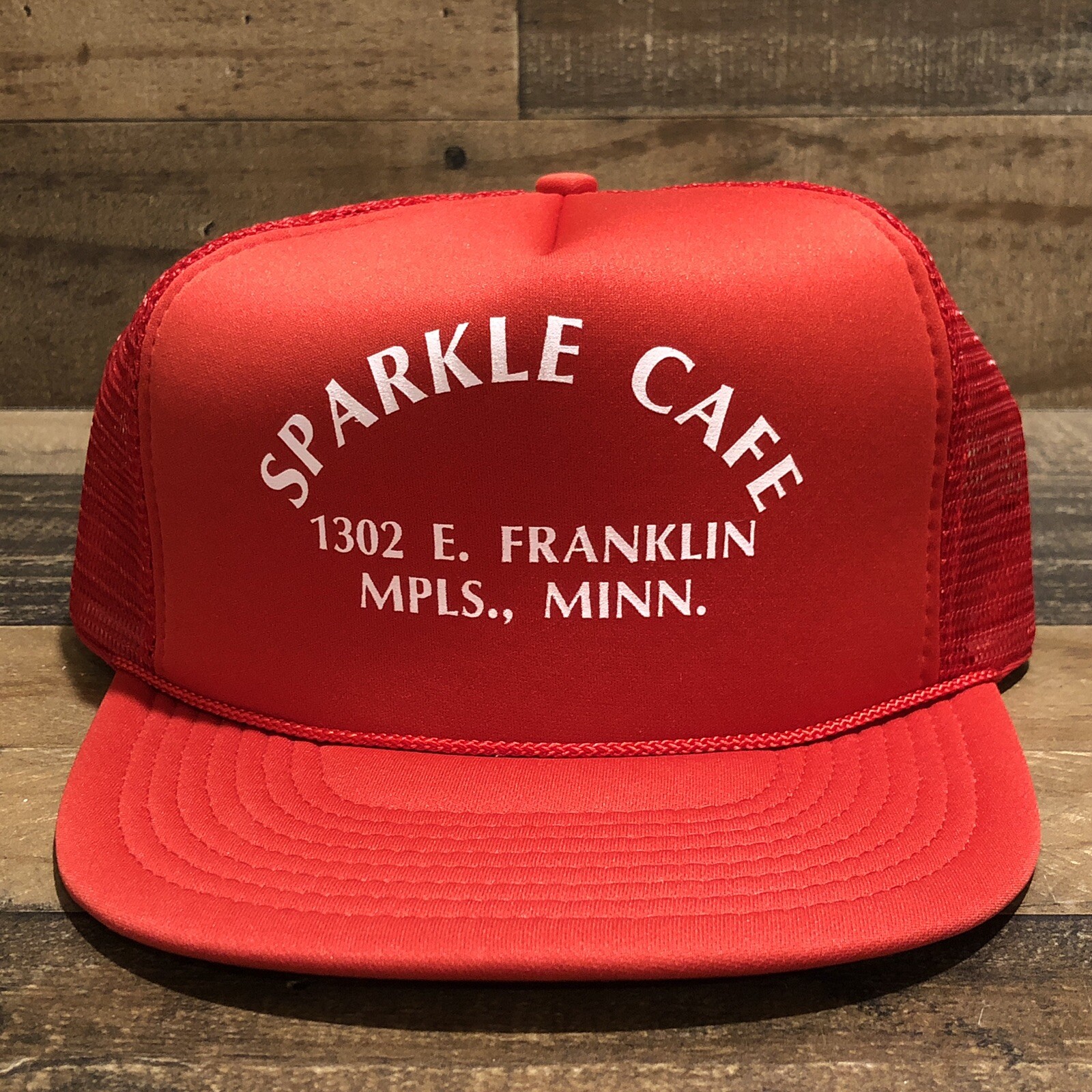 Vintage Sparkle Cafe Trucker Hat Snapback Cap - Minne… - Gem