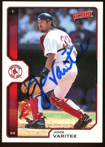 2002 Upper Deck JASON VARITEK Signed Card autograph AUTO RED SOX | eBay