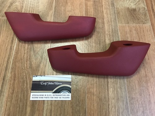 New Ford Falcon Red Arm Rest Pair For XK XL XM XP Futura Squire Wagon ...